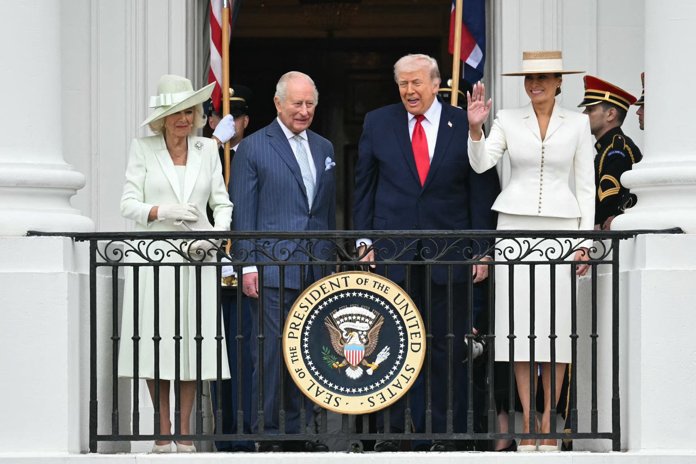 All the gifts King Charles and Queen Camilla brought Trump, Melania