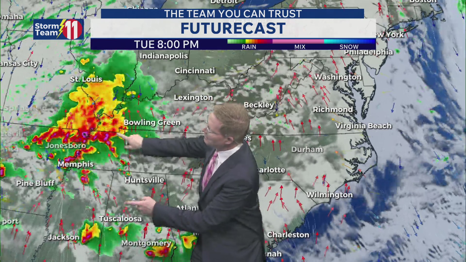 Storm risk returns tonight into Wednesday morning