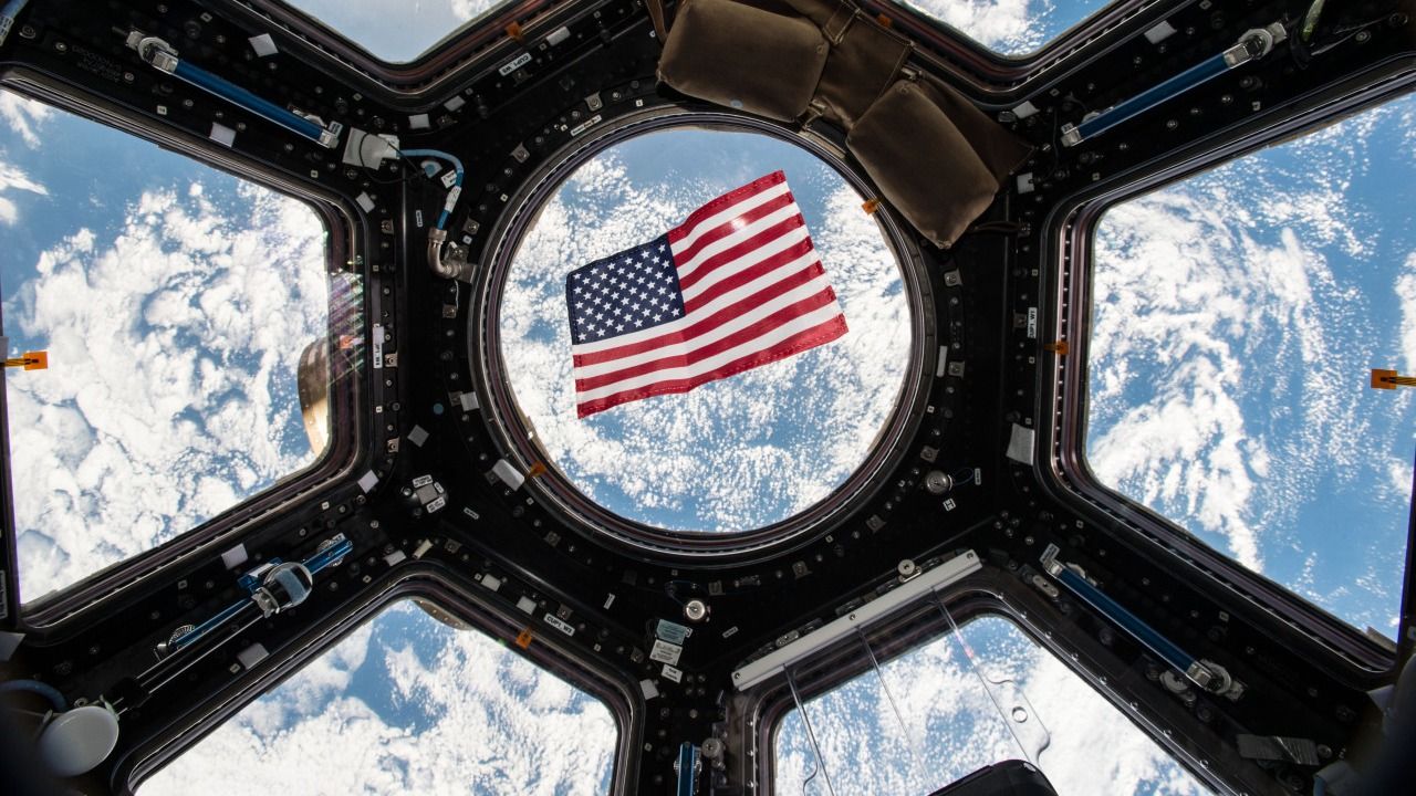 These astronauts are trying to uphold the US Constitution