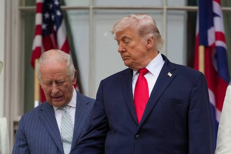 Confused King Charles asks 'What do I do' before Donald Trump's three ...