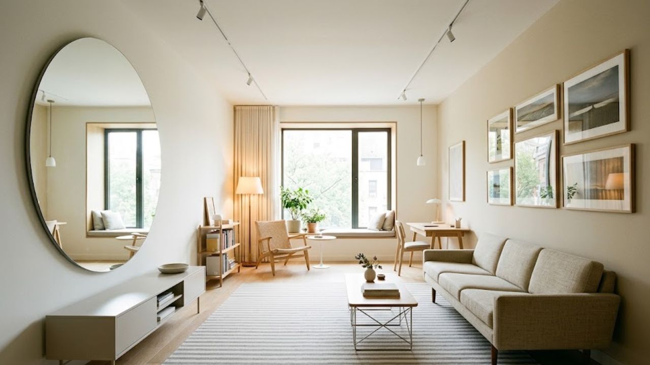 Narrow living room? See the design tricks that make the space look much ...