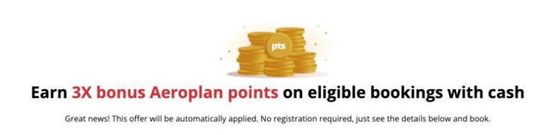 Earn up to 3x Aeroplan points on select Air Canada flights in 2026 ...