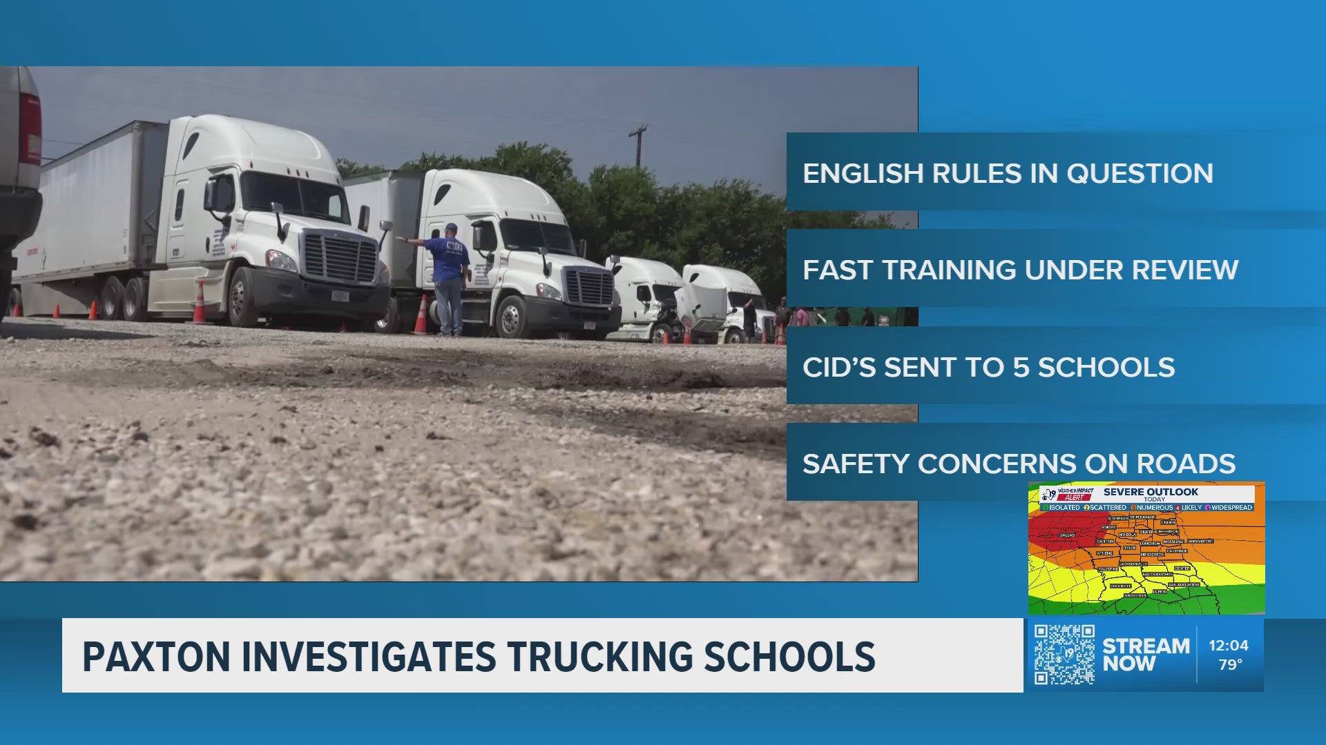 Ken Paxton probes Texas trucking schools over training concerns