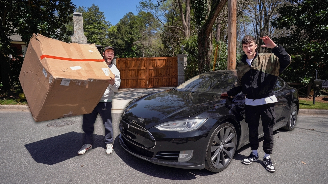 He traded a Tesla for a $20,000 mystery box - but it was worth it