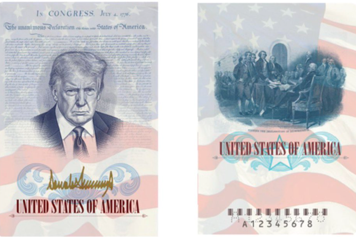 Trump’s face to be included on US passports, report says