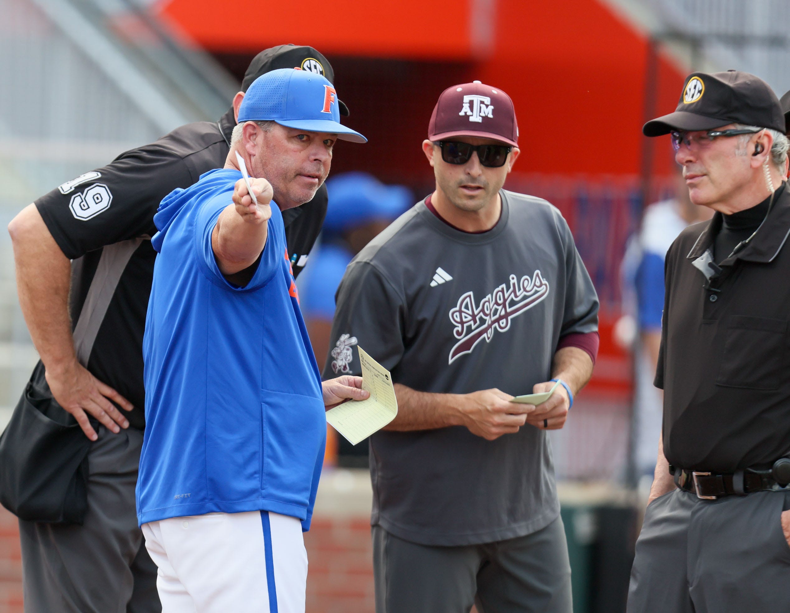 Texas A&M HC explains change in pitching rotation for Ole Miss series