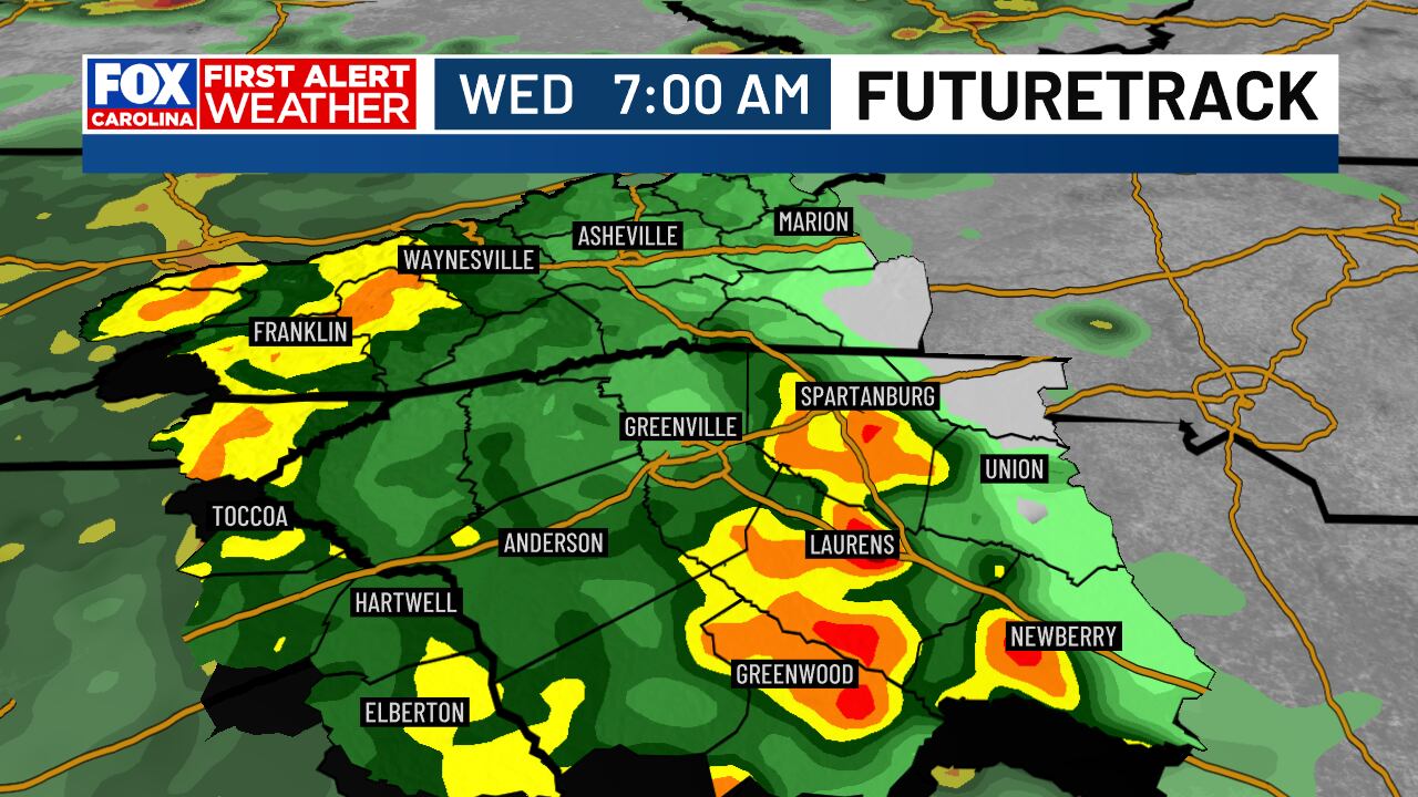 First alert weather: Wednesday & Saturday with more rain, storms on the way