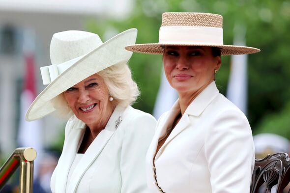 Queen Camilla's complaint about White House visit exposed by lip reader
