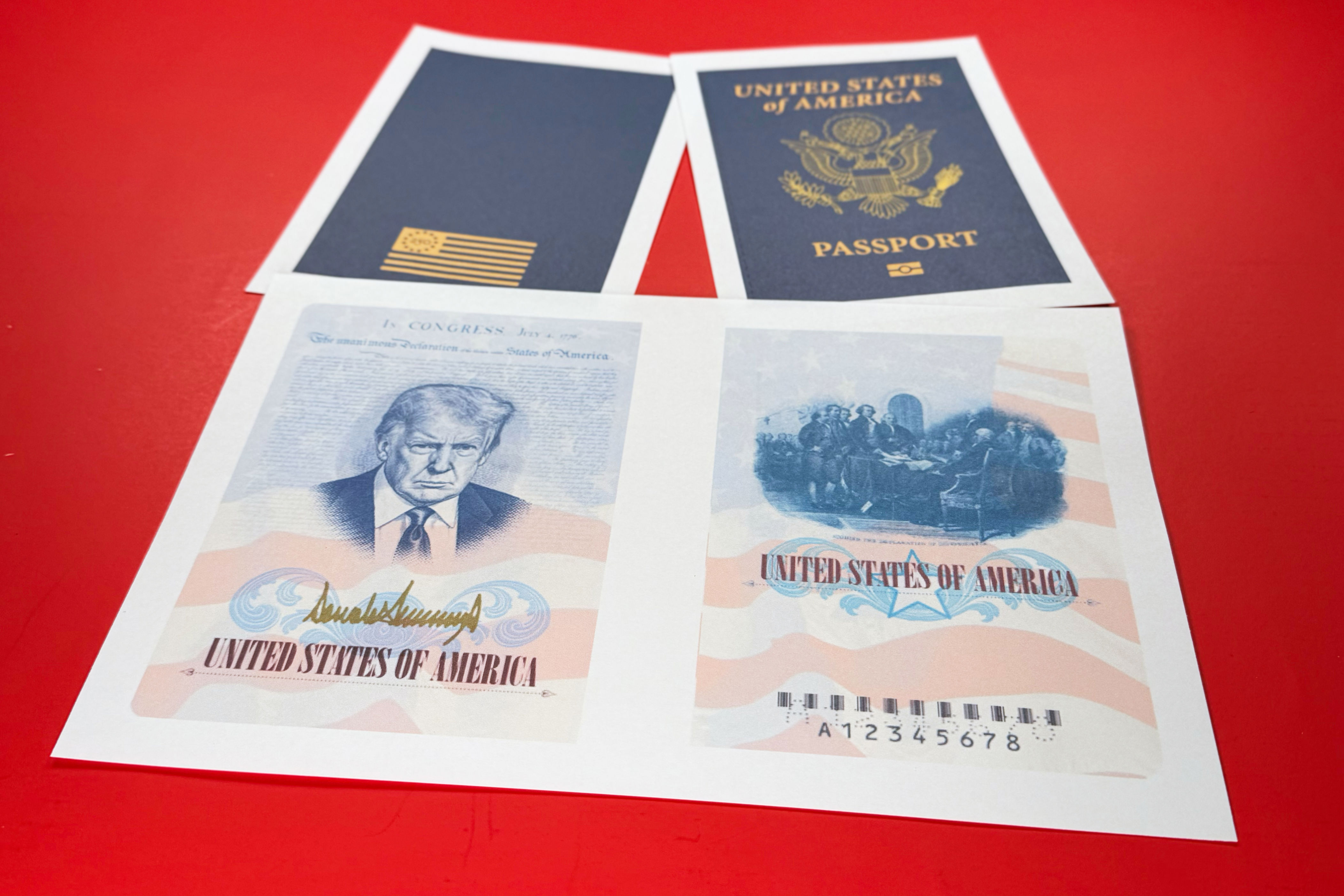Photos: New passports to have Trump’s face on them, State Department says