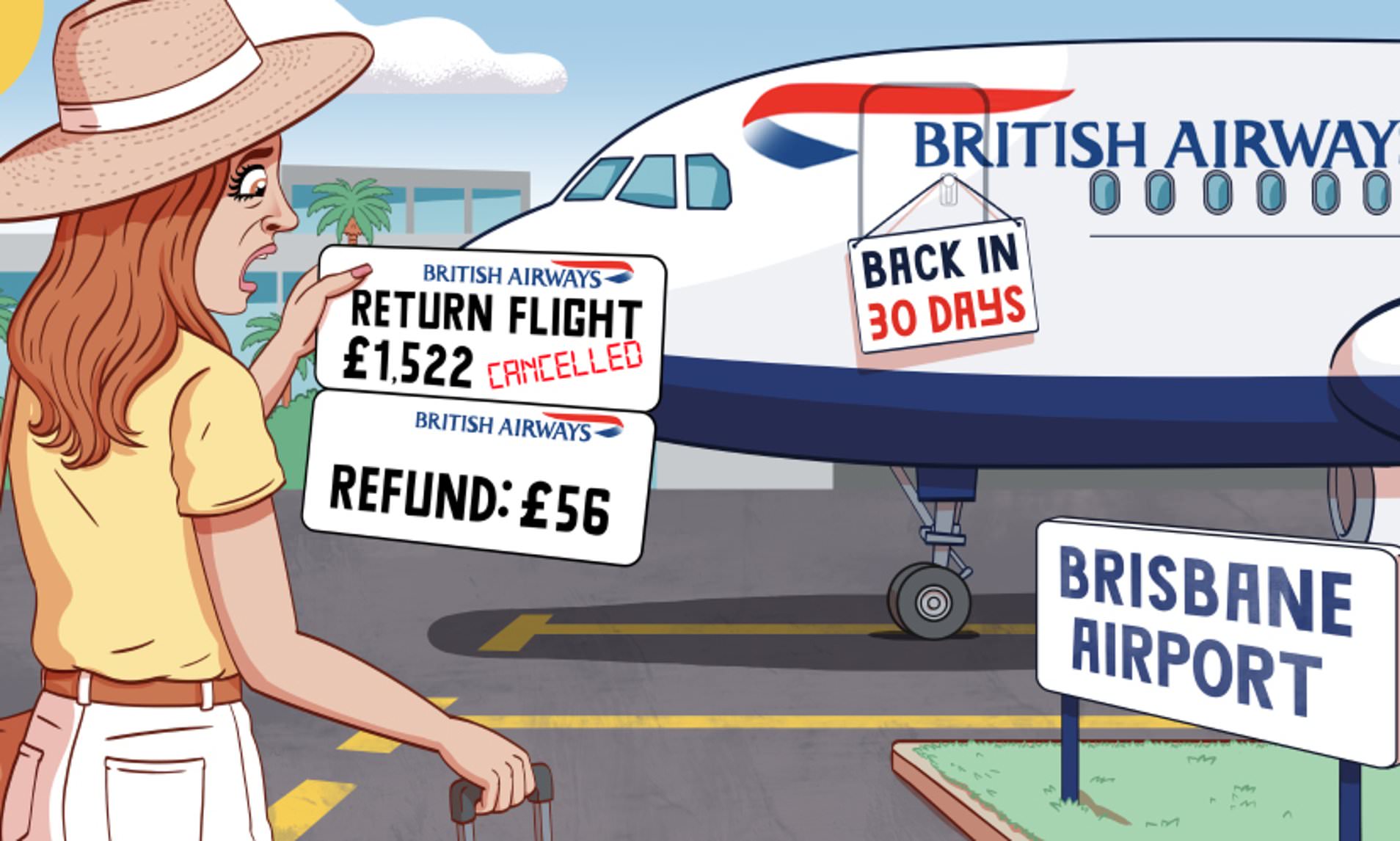 BA won't refund my wife for flight home from Australia as the Iran war ...