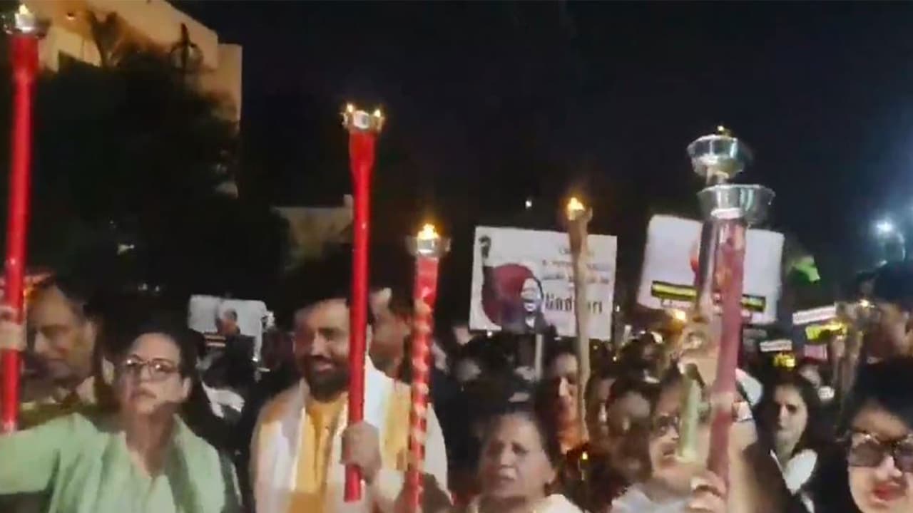 BJP's 'Mahila Aakrosh' march in Haryana over failed reservation bill