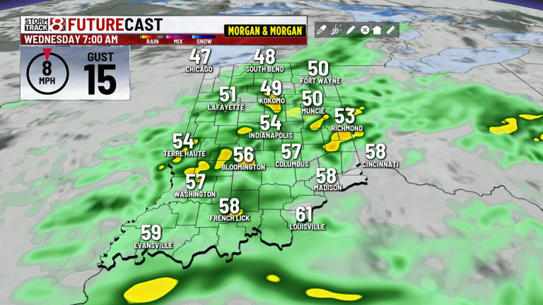 Cooler temperatures and showers return to Indiana | Apr. 28, 2026