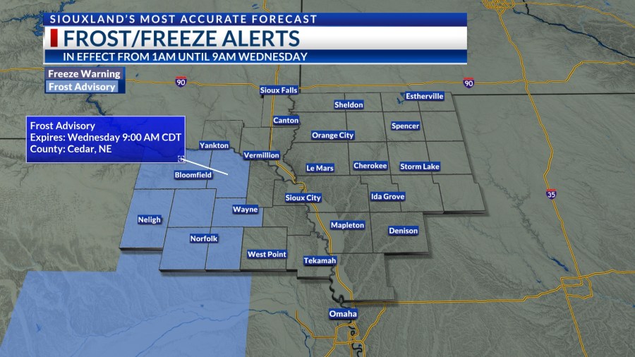 April 29th PM: Some more spotty showers for Siouxland