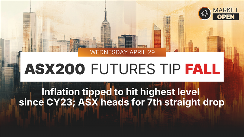 Market open: Inflation tipped to hit highest level since CY23; ASX ...
