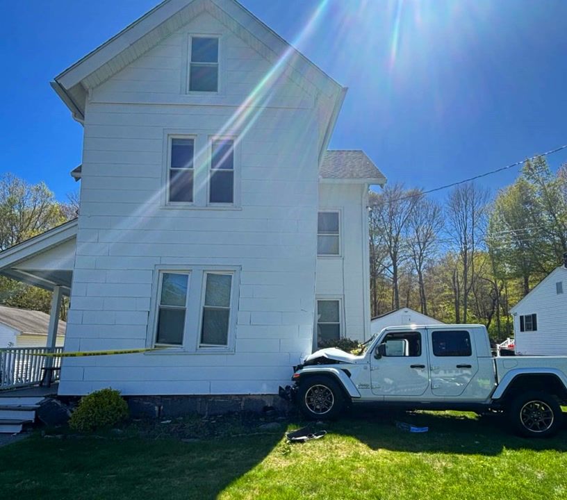 Naugatuck residents displaced after pickup truck strikes Field Street ...