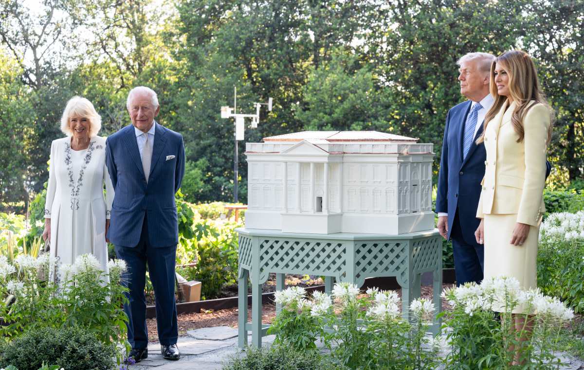 Forget the main course — Melania’s 'beehive' dessert for Charles steals ...