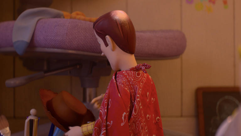 Tom Hanks explains Woody's bald spot in 'Toy Story 5,' calls it a 'worn ...