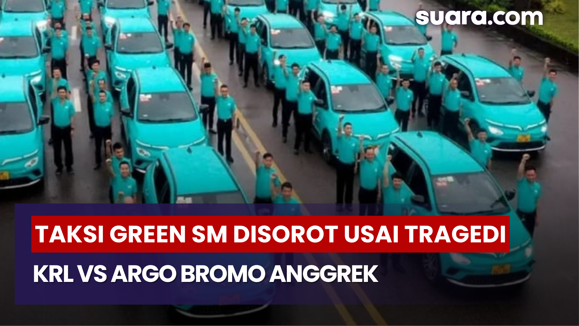 Taksi Green SM disorot usai tragedi KRL vs Argo Bromo Anggrek