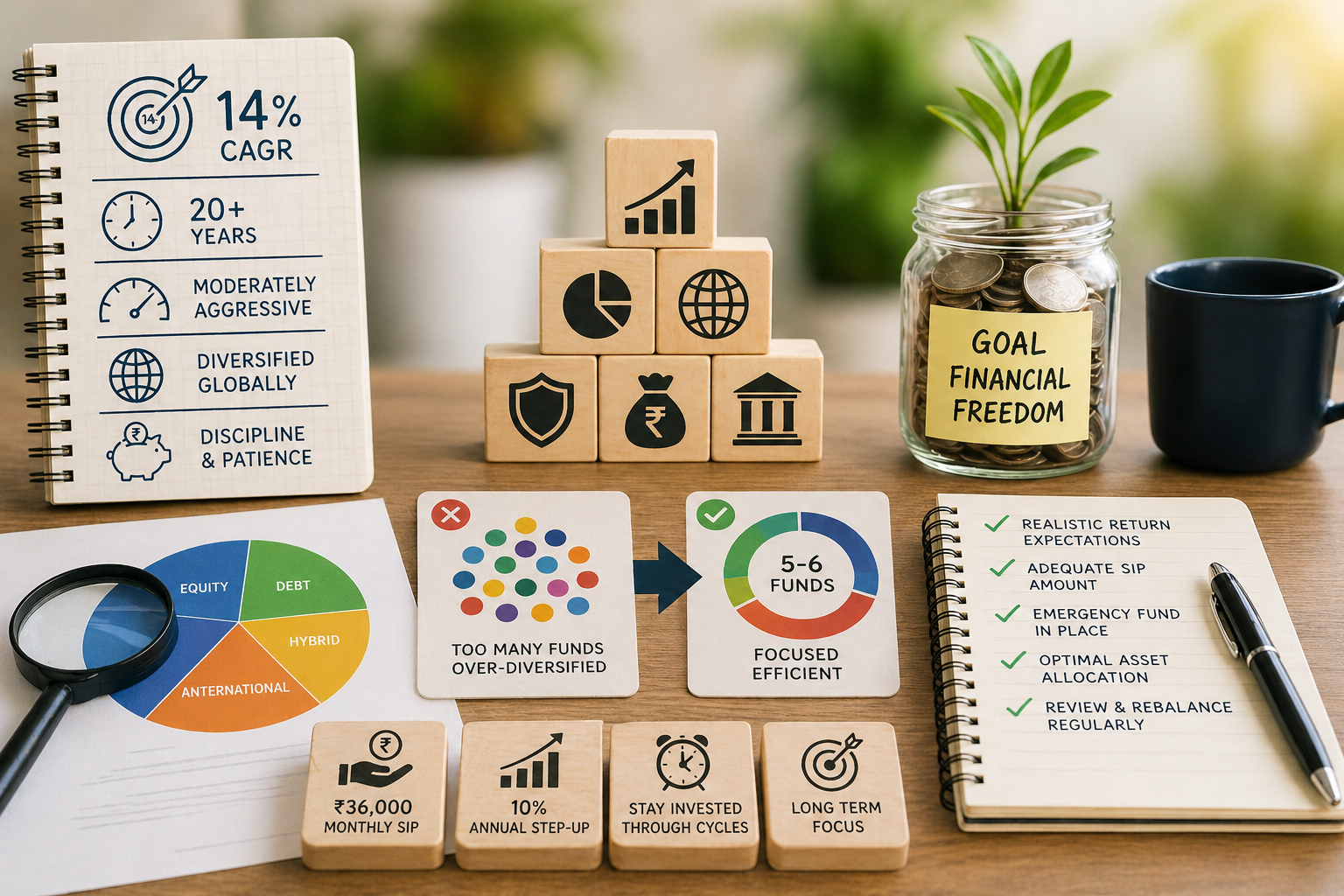Targeting 14% CAGR with mutual funds? Here’s how to fix your portfolio ...
