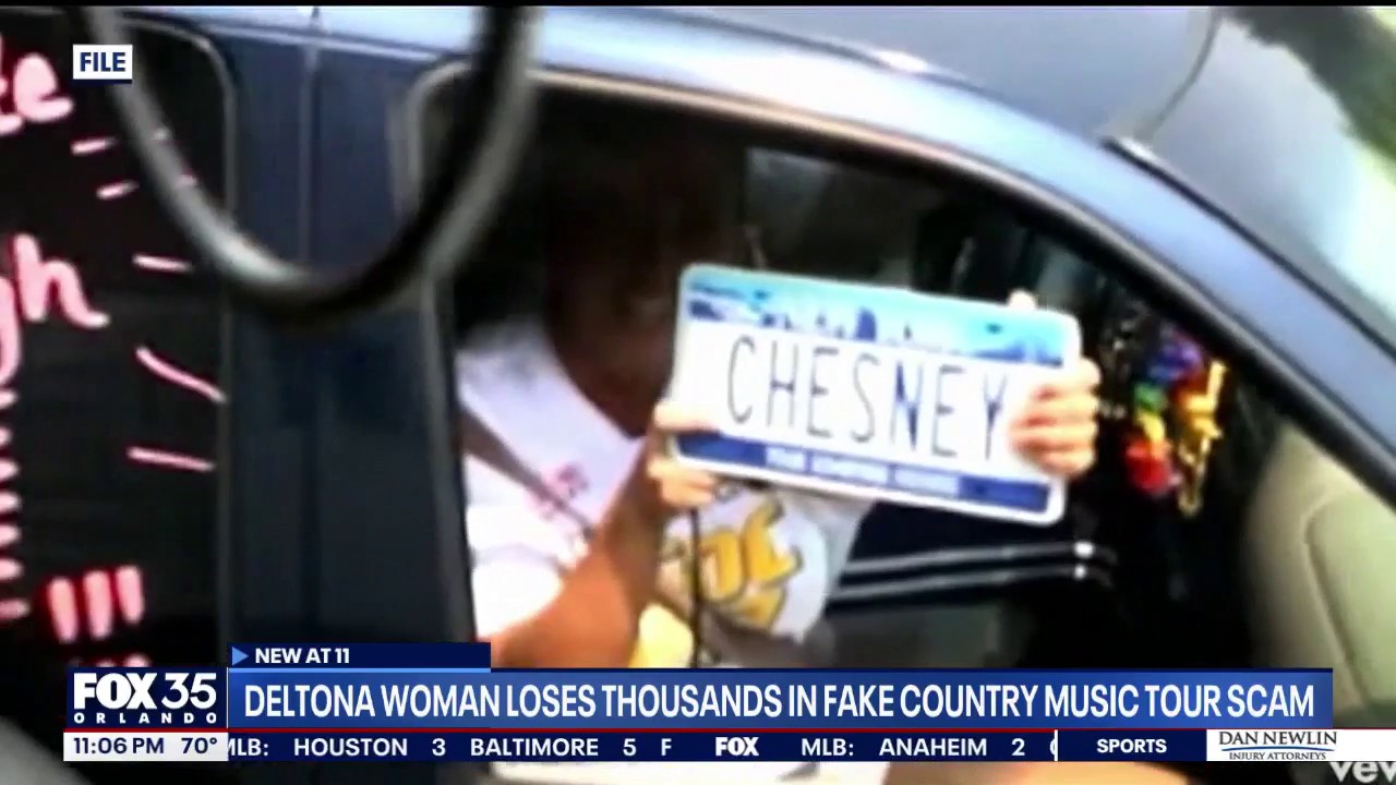 Woman scammed out of $34K for fake Kenny Chesney tour
