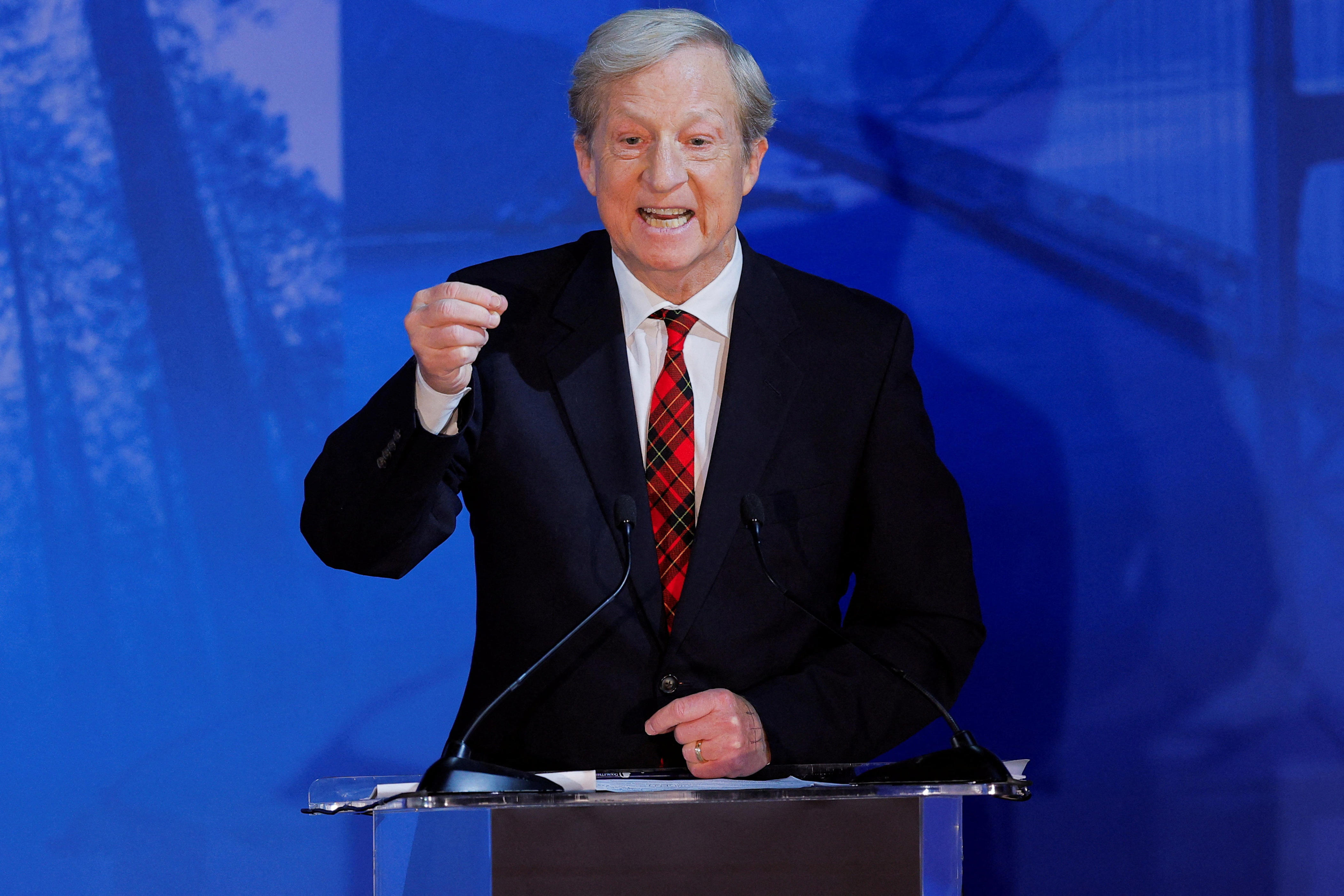 San Francisco's former mayor Willie Brown endorses Tom Steyer for gov.