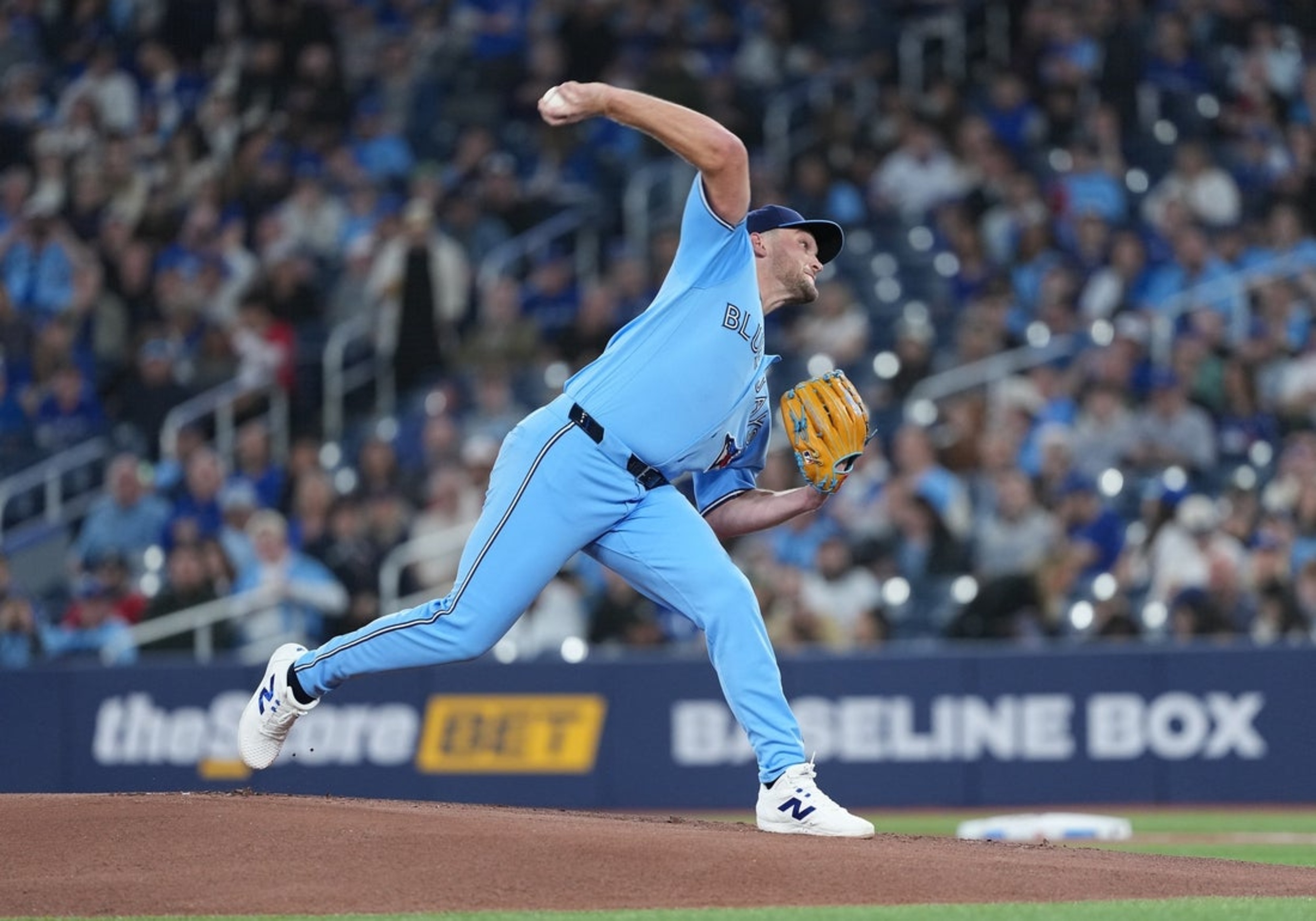 Trey Yesavage shines in season debut as Jays blank Red Sox