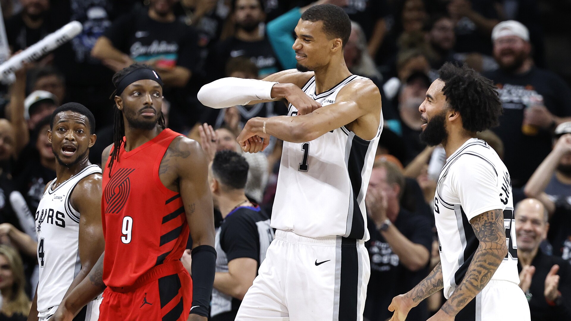 Spurs' defense, Victor Wembanyama double-double spark Spurs to series ...
