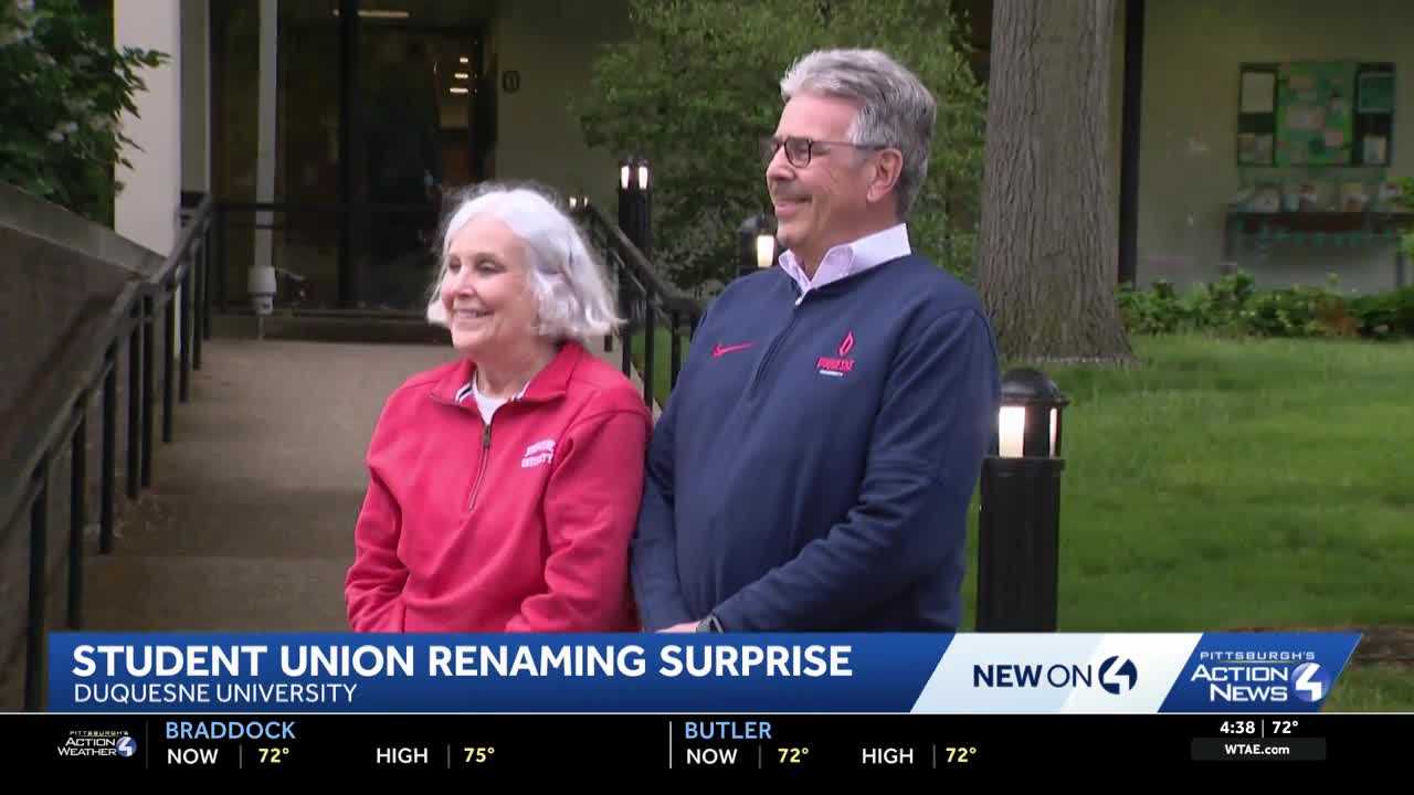 Duquesne University student union renamed for Ken and Laura Gormley