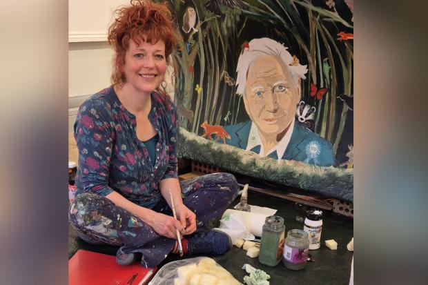 Darlington Libraries unveils Sir David Attenborough book bench for his ...