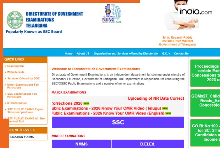 TS SSC result 2026 live: Manabadi Telangana BSE class 10th results ...