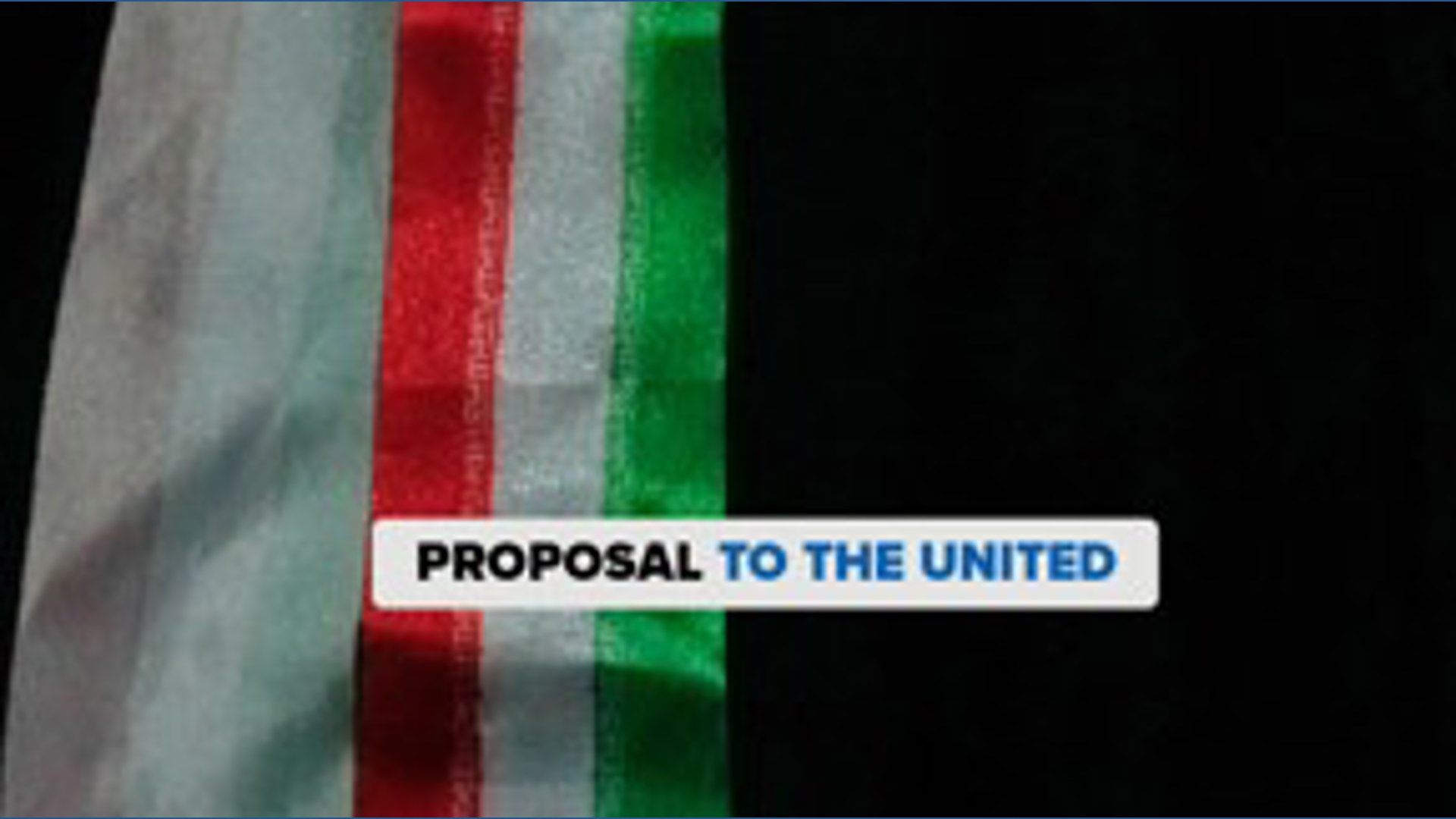 New Iranian peace proposal tables nuclear question