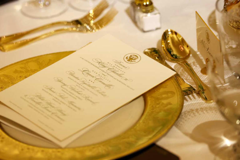 Forget the main course — Melania’s 'beehive' dessert for Charles steals ...