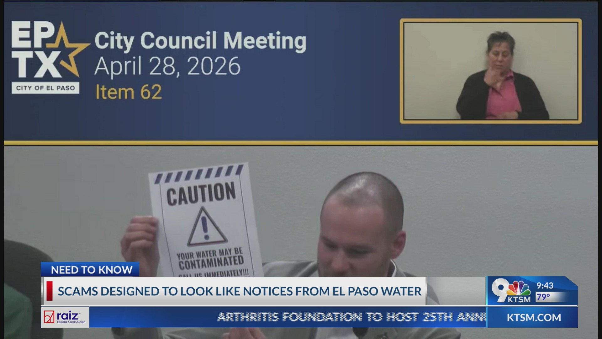 City council to rein in 'scam' water notices