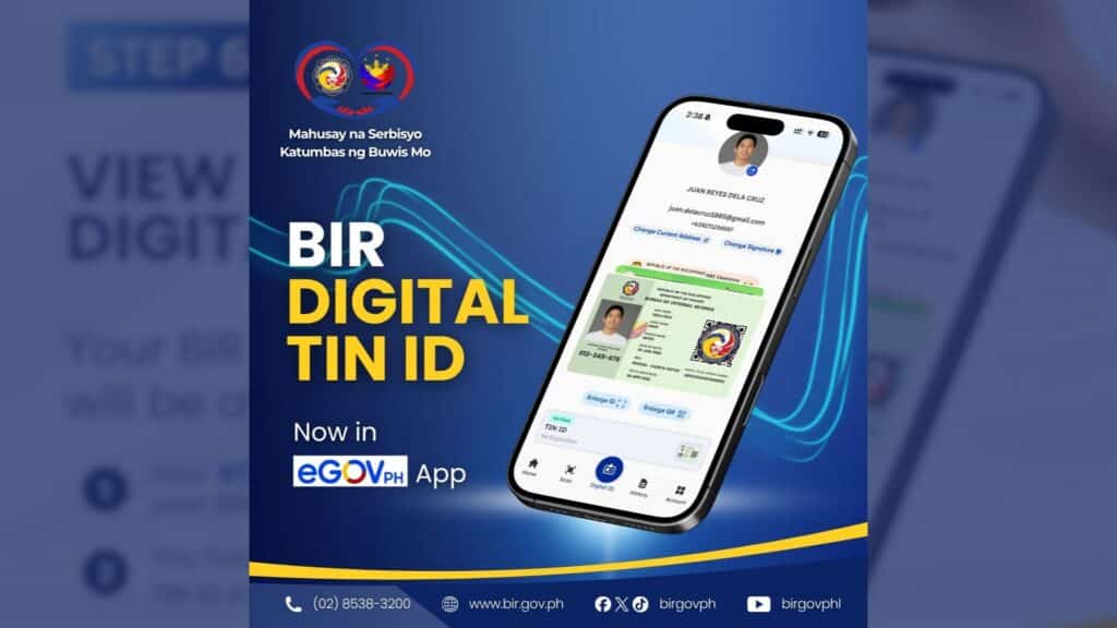How to access your digital TIN ID in the eGovPH app