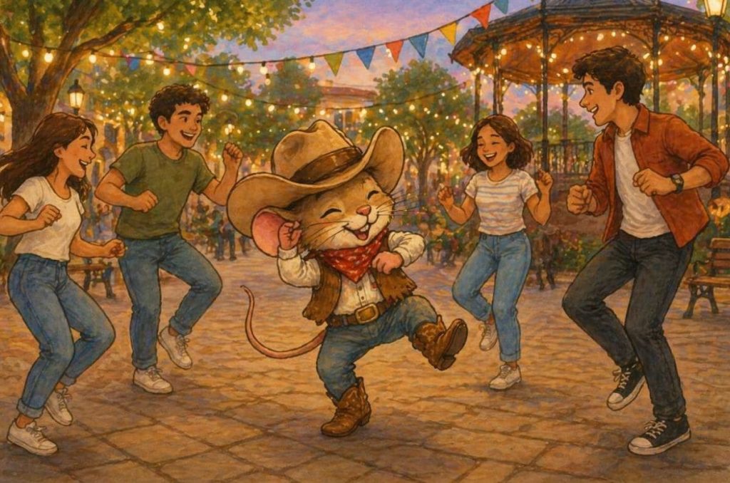Ratón vaquero en CDMX ¡ven a bailar y grabar video!