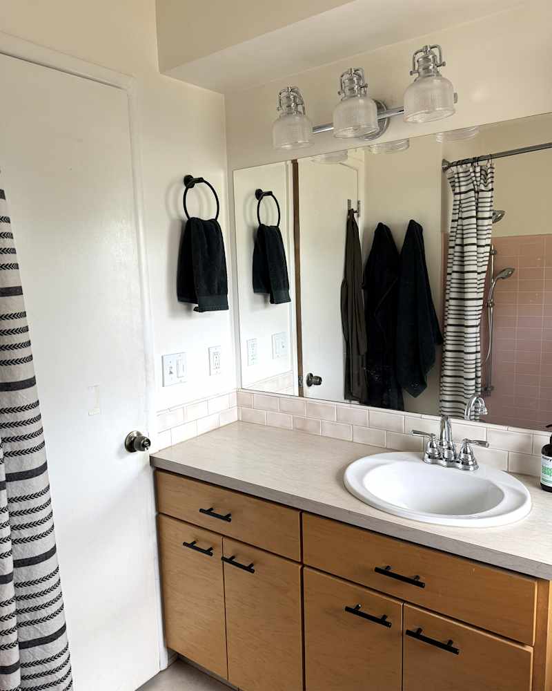 One upgrade was a game changer for a tiny 40 square-foot bathroom