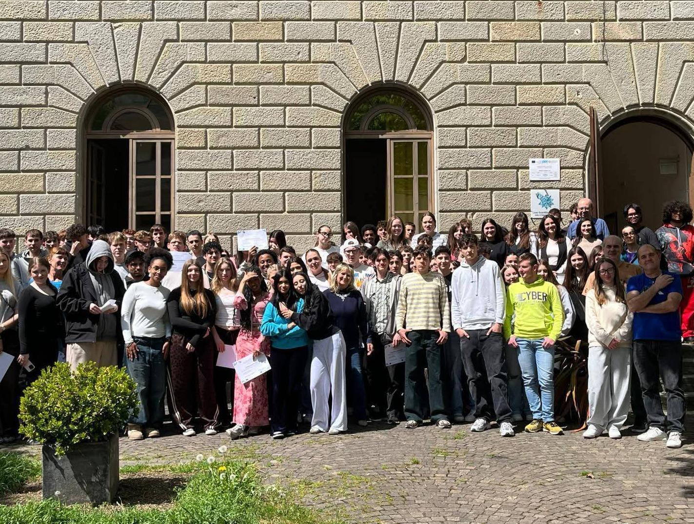 Giovani dalla Danimarca in viaggio-studio a San Piero