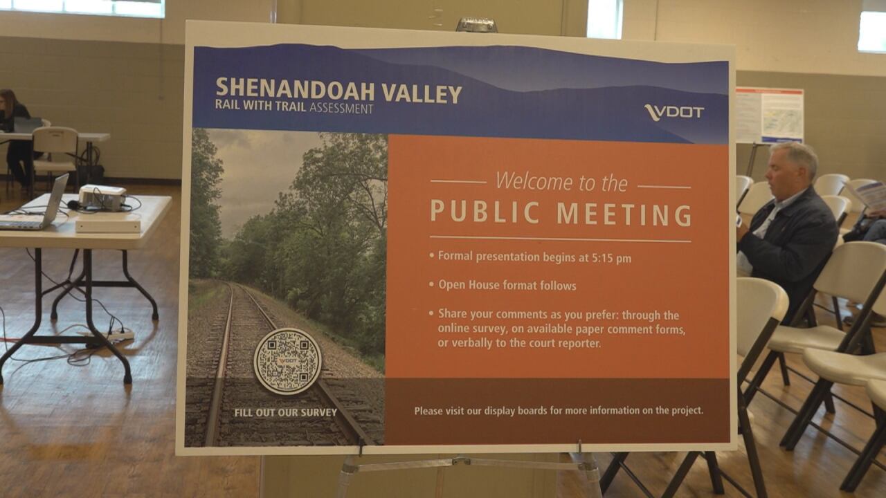 VDOT holds public meeting in Timberville on 'Rail with Trail' study