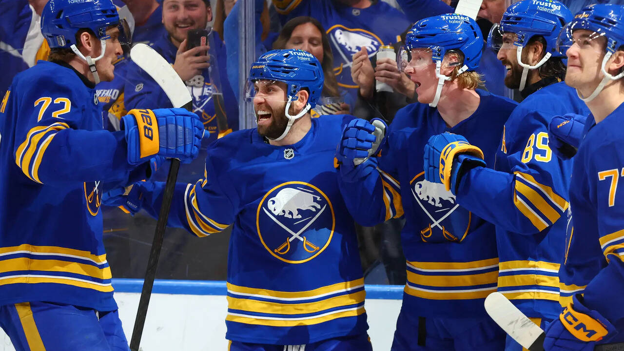 Elias Lindholm's goal forces overtime in Bruins-Sabres playoff match
