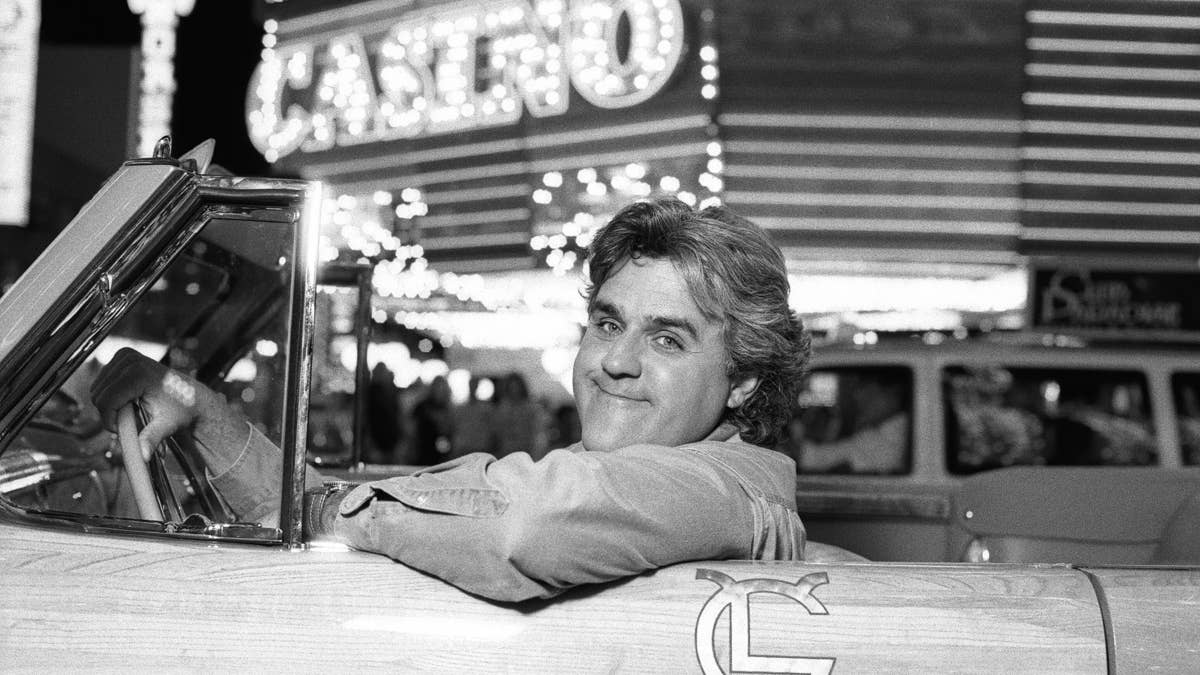 Iconic '90s television host Jay Leno, who survived a motorcycle crash ...
