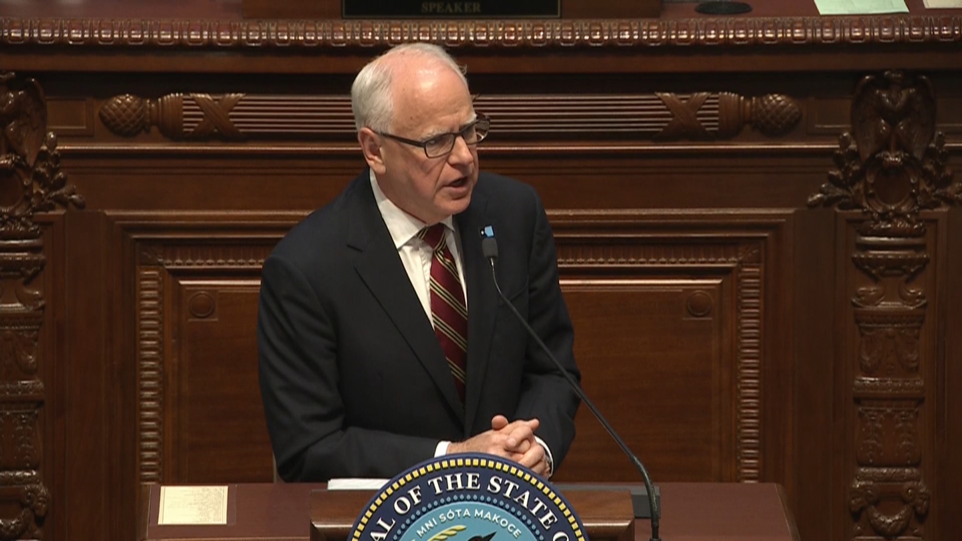 Gov. Walz defends record in final State of the State address