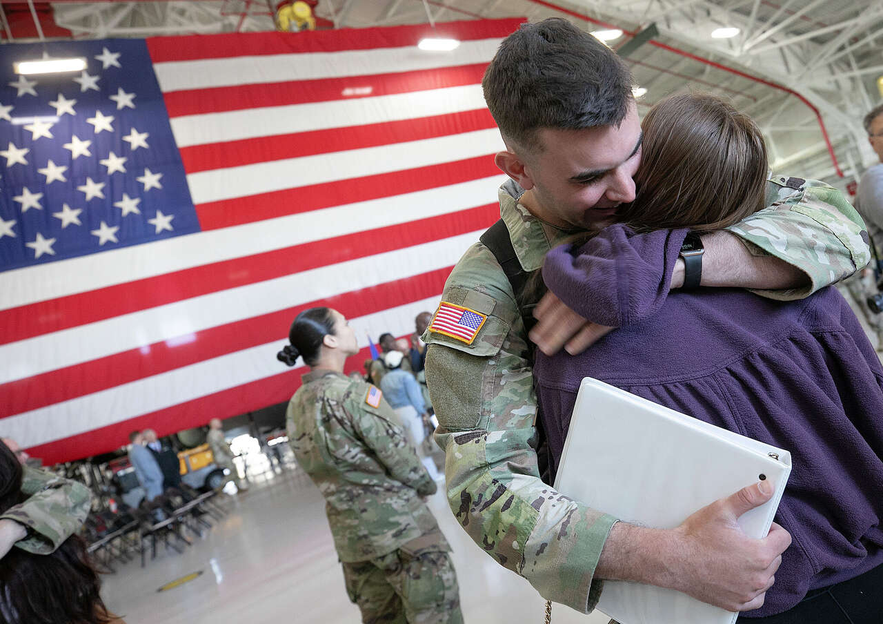 'It doesn't feel real': CT National Guard troops deploy to Middle East ...
