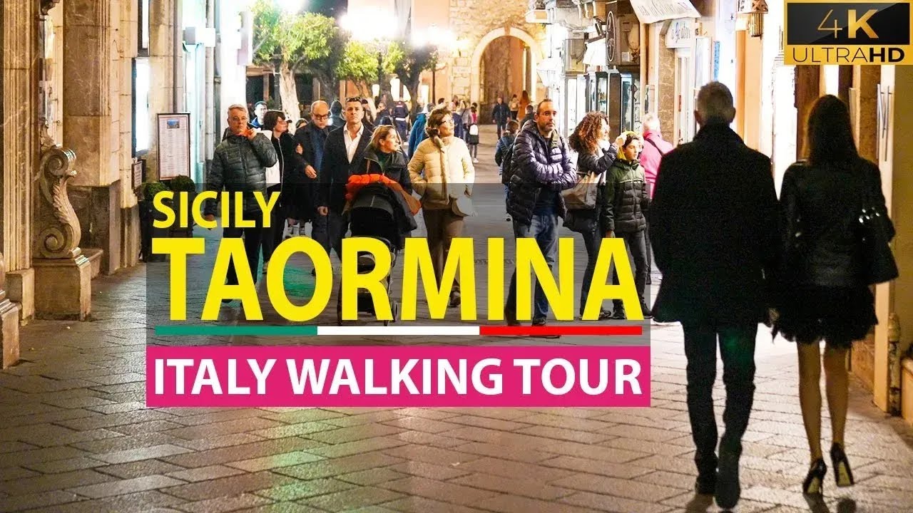 Night walk in Taormina – Italy’s most romantic town!