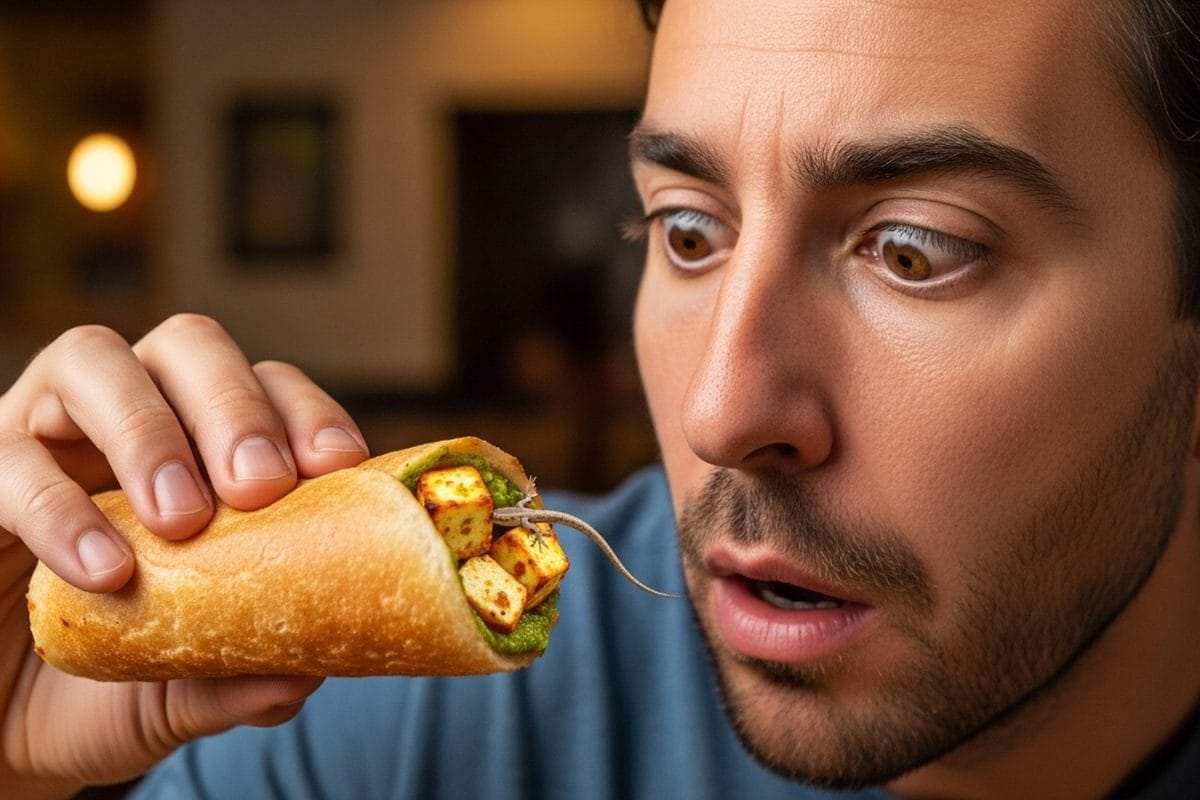 Bengaluru man finds 'lizard in paneer tikka roll', lands in hospital ...