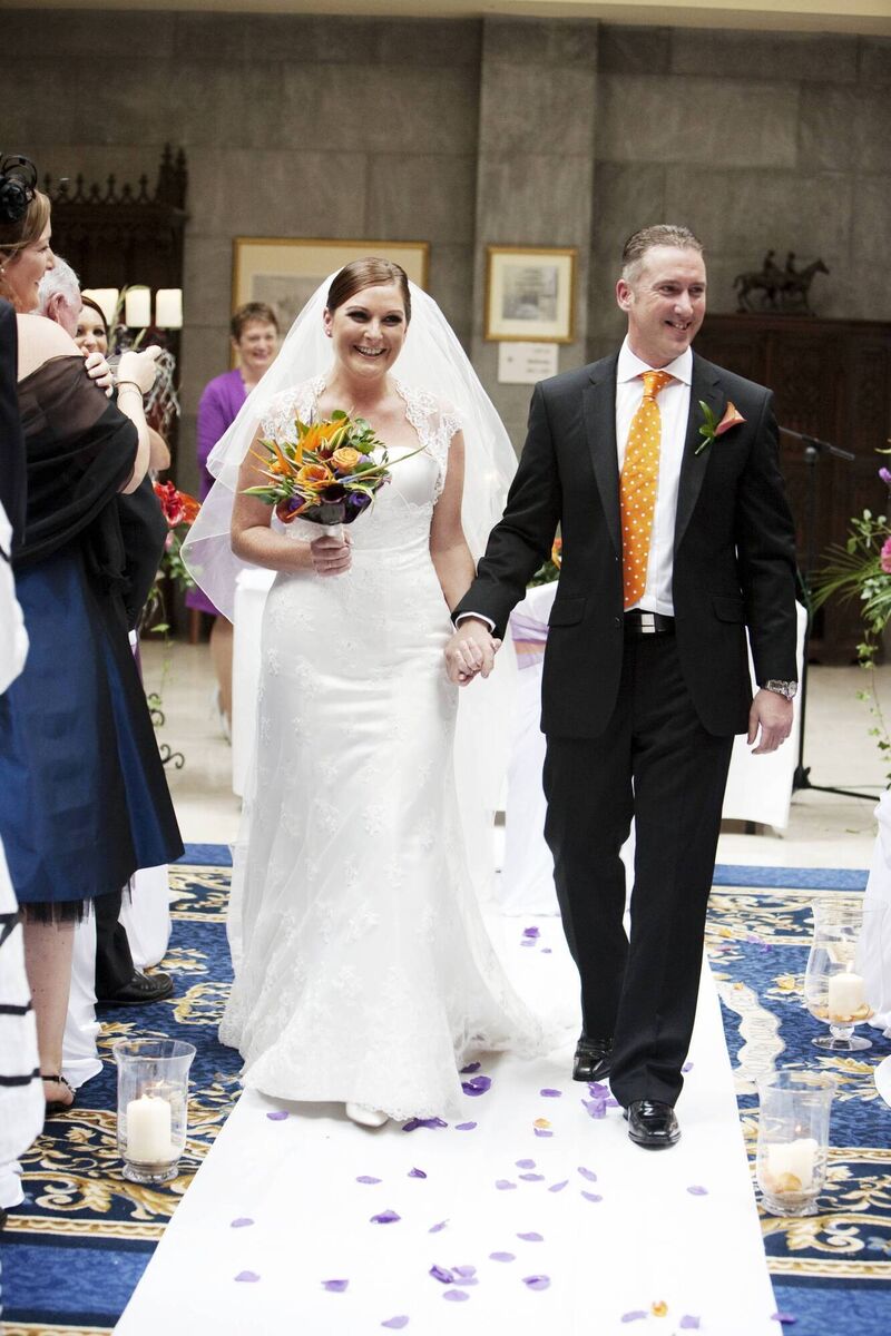 My wedding day with Caroline Downey: 'We walked down the aisle to The ...
