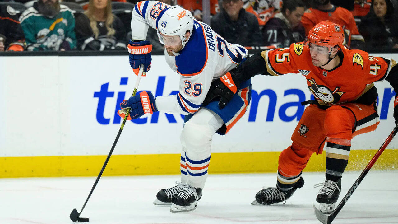 Draisaitl's two goals propel Oilers to 4-1 victory over Ducks