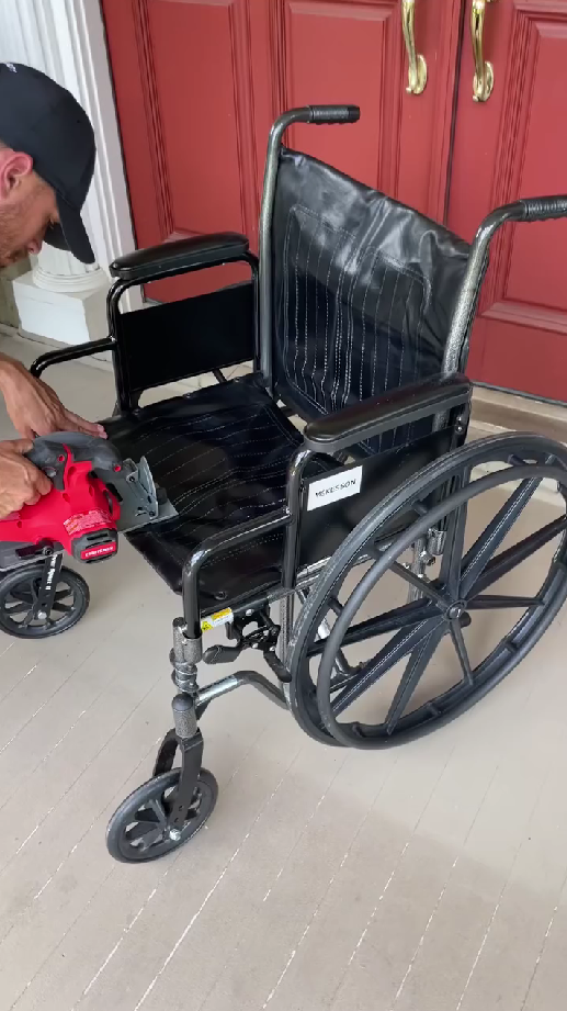 Genius DIY wheelchair build saves grandpa in unexpected way