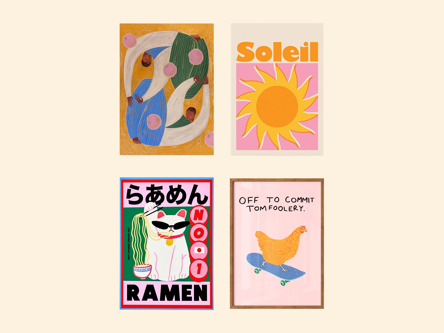 9 joyful and colourful art prints to brighten up your home
