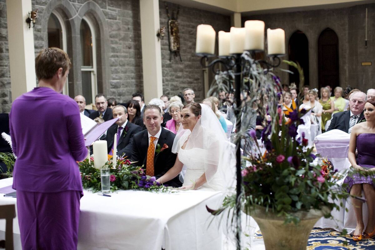 My wedding day with Caroline Downey: 'We walked down the aisle to The ...