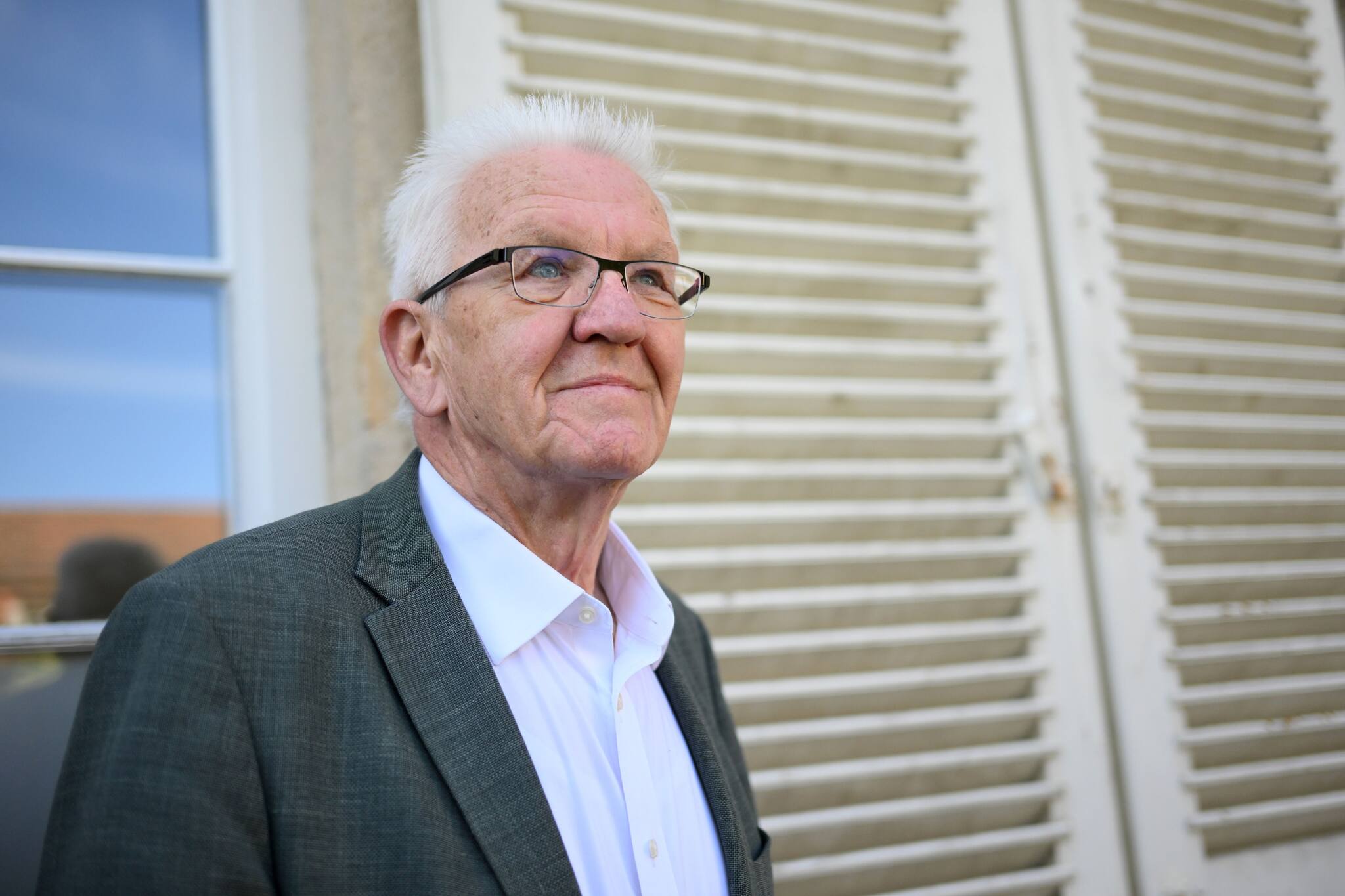 Verabschiedung in Stuttgart: Grünen-Chefin Brantner würdigt Kretschmann